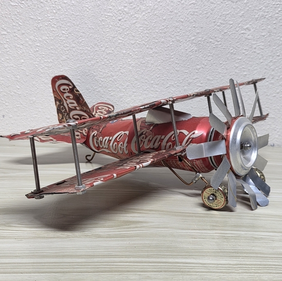 Coca Cola | Other | Coca Cola Vintage Handmade Biplane Collectors ...